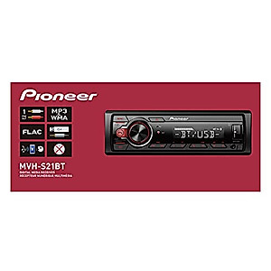 Pioneer MVH-S21BT Digital Media Receiver, Single DIN, in-Dash