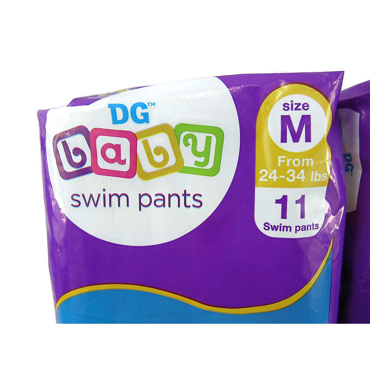 Baby Swim Pants Medium 24-34 Lbs (2 Packs)