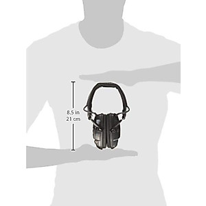 Howard Leight by Honeywell Impact Sport Sound Amplification Electronic Shooting Earmuff, Black