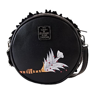 Loungefly Disney Nightmare Before Christmas Wreath String Lights Glow Crossbody Bag