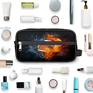 Travel Toiletry Bag for Women Men, Sport Football Water-resistant Shaving Bag American Football Hanging Dopp Kit Cosmetic Organizer Makeup Bag for Toiletries Accessories