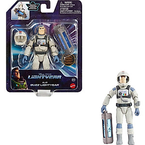 Mattel Disney and Pixar Lightyear XL-01 Buzz Lightyear Action Figure, 12 Points of Articulation & Accessories, 5-in Scale