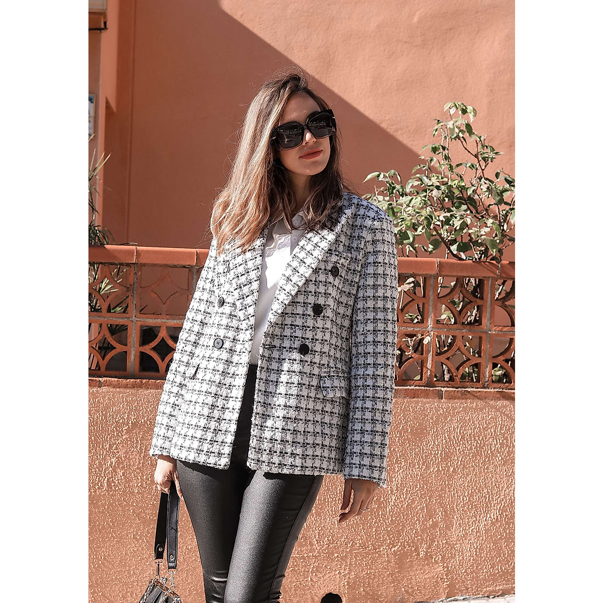 LVIOE Fit Over Sunglasses for Women Oversized Frame & Big Temple & Full UV400 Protection Polarized Lens Fashion Design LS7519