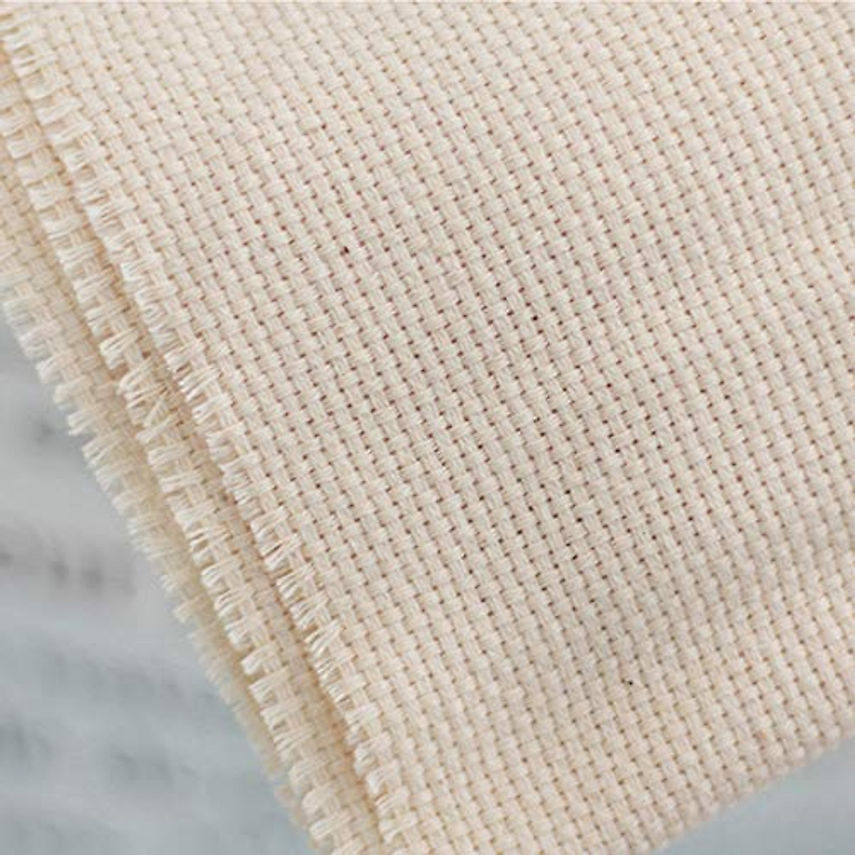 Wool Queen 70"x 39", 2 Yard Length by 1 Yard Width Monk's Cloth, Cotton Punch Needle Fabric for Rug-Punch-Suit for Handwork