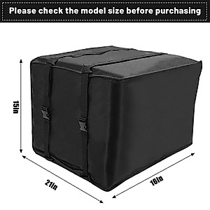 Window Air Conditioner Insulation Cover for Outside,3 Layers Dust-Proof Window Ac Unit Covers Outdoor Winter Insulated Protection Cover, 21 "L x 15 "H x 16" D