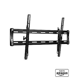 Made for Amazon Universal Tilting TV Wall Mount for 50-86" TVs and Compatible with Amazon Fire TVs