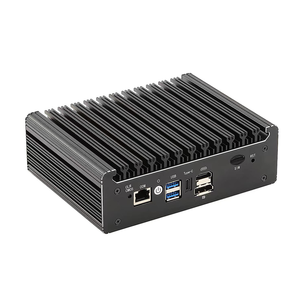 HUNSN Micro Firewall Appliance, Mini PC, OPNsense, VPN, Router PC, Intel Pentium Silver N6000, RS41, AES-NI, 4 x 2.5GbE I226-V, Console, Type-C, HDMI, DP, 16G RAM, 64G SSD