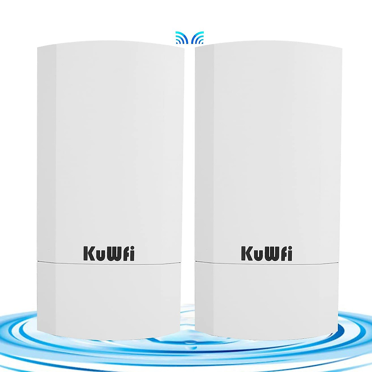 KuWFi Bundle of Goods 2.4G Wireless WiFi Bridge and 8 Ports Gigabit Ethernet Network Switch