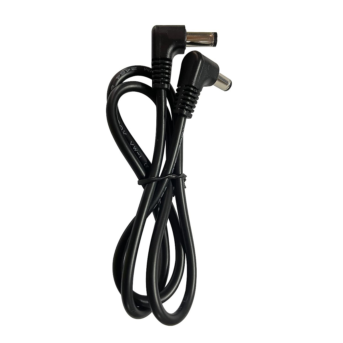 SOLUTEK Guitar Pedal Power Cable for Pedal Board Center Standard Negative Polarity (Right Angles and a Reversed, 24")