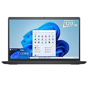 Dell Inspiron 15 3520 Laptop, 15.6" FHD 120Hz Display, 12th Gen Intel 10-Core i7-1255U Up to 4.7 Ghz, 32GB RAM, 1TB PCIe SSD, Backlit Keyboard, Webcam, Wi-Fi 6, HDMI, Win 11 Pro, Carbon Black