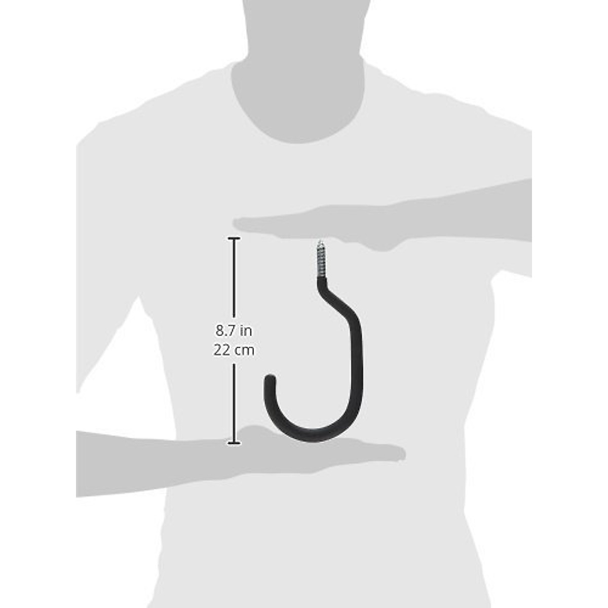 Crawford SH18-25 Screw-In Super Bike Hook