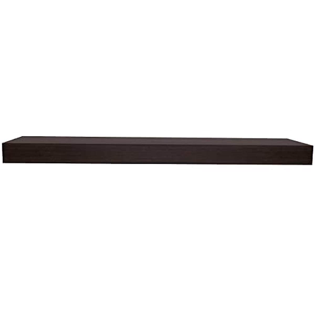 Ballucci Floating Shelf, 24" L Wood Wall Mounted Ledge with Invisible Brackets for Living Room, Bedroom, Bathroom, Kitchen, Nursery, 6" Deep - Espresso