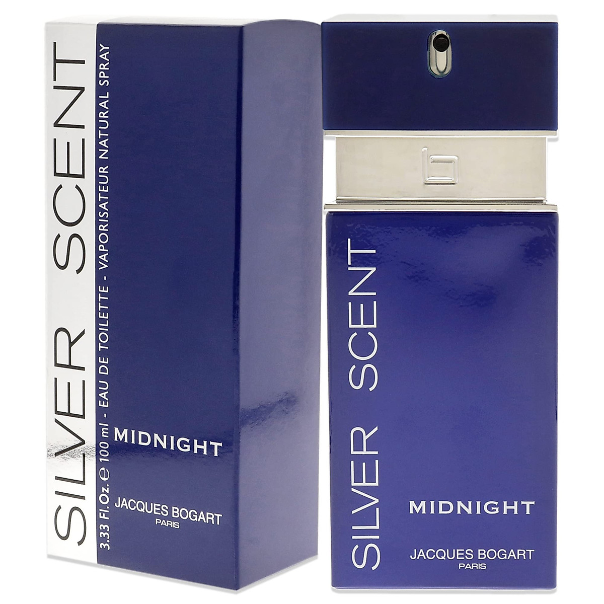 Jacques Bogart Silver Scent Midnight Men EDT Spray 3.3 oz