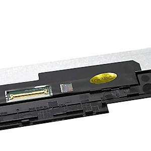 LCDOLED Replacement 13.3 inches B133HAB01.0 NV133FHM-A11 FullHD LCD Display Touch Screen Digitizer Assembly with Bezel for Dell Inspiron 13 5368 i5368 5378 i5378 5379 i5379 CD3Q3C2 (2D Webcam Holes)