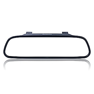 Backup Camera and Monitor Kit,Chuanganzhuo 4.3" Car Vehicle Rearview Mirror Monitor for DVD/VCR/Car Reverse Camera + CMOS Rear-view License Plate Car Rear Backup Parking Camera With 7 LED Night Vision