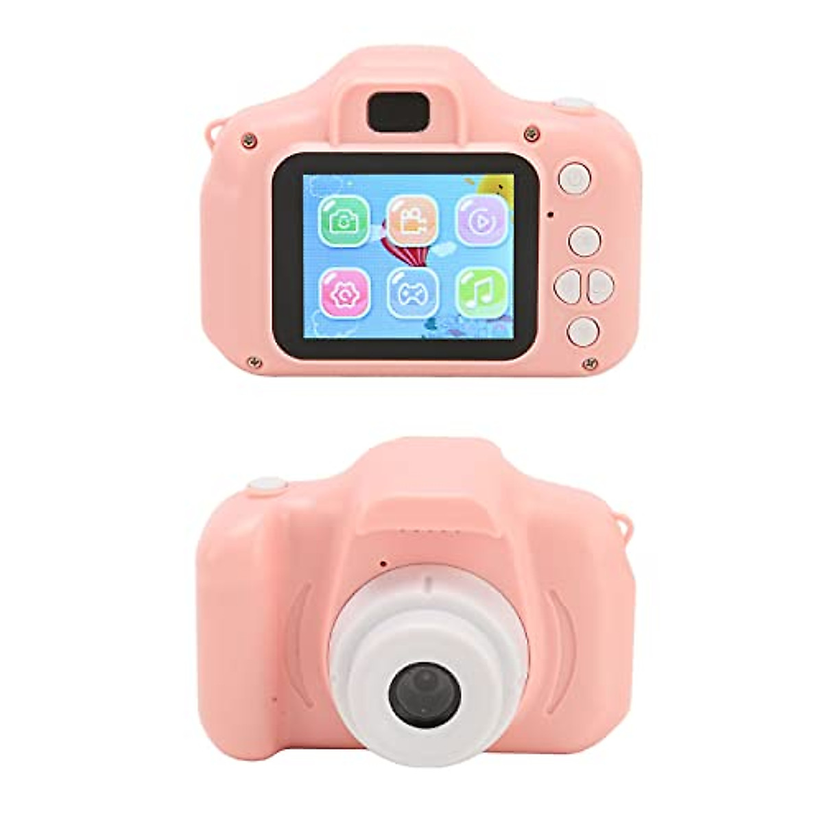 Kids Digital Camera, Portable Camera Wide Applicability Pink Cute for Outdoor