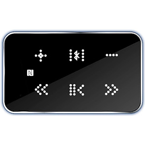 OREI Diamond Enhanced Bass NFC Bluetooth 4.0 Wireless Speaker, Powerful Sound, Built in Mic, Aluminum Body, Touch Panel & Compact Size