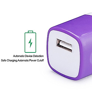 Wall Charger 5Pack, Home Travel USB Power Adapter Wall Charger Plug Charging Block Cube for iPhone 14 13 12 11 Pro Max/10/SE/Xs/XR/X/8/7/6/6S Plus,Samsung Galaxy S21 S20 S10 A12 A32,LG,Kindle,Android