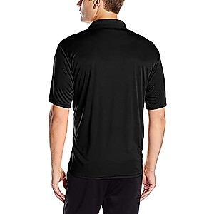 Hanes Sport Men's Cool DRI Men's Performance Polo,Black,X-Large