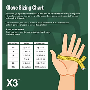 X3 Clear Vinyl Disposable Industrial Gloves, 3 Mil, Latex & Powder-Free, Food-Safe, Non-Sterile, Smooth, Small, Case of 1000