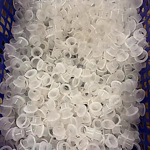 100 Pcs Silicone Faucet Sealing Gasket, White Faucet Valve Leak Proof Plug for Faucet Valve Pipe