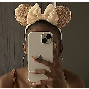 CLGIFT Mouse Ears in Beige, Ivory Cream, Silver White, and Rose Gold