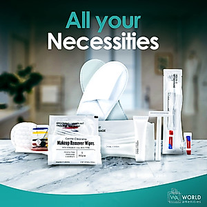 World Amenities - Bulk Disposable Dental Kit Bundle with Toothbrush and Toothpaste | 288 Count | Individually Wrapped - Travel Size Toiletries, Guest Hotel Amenities