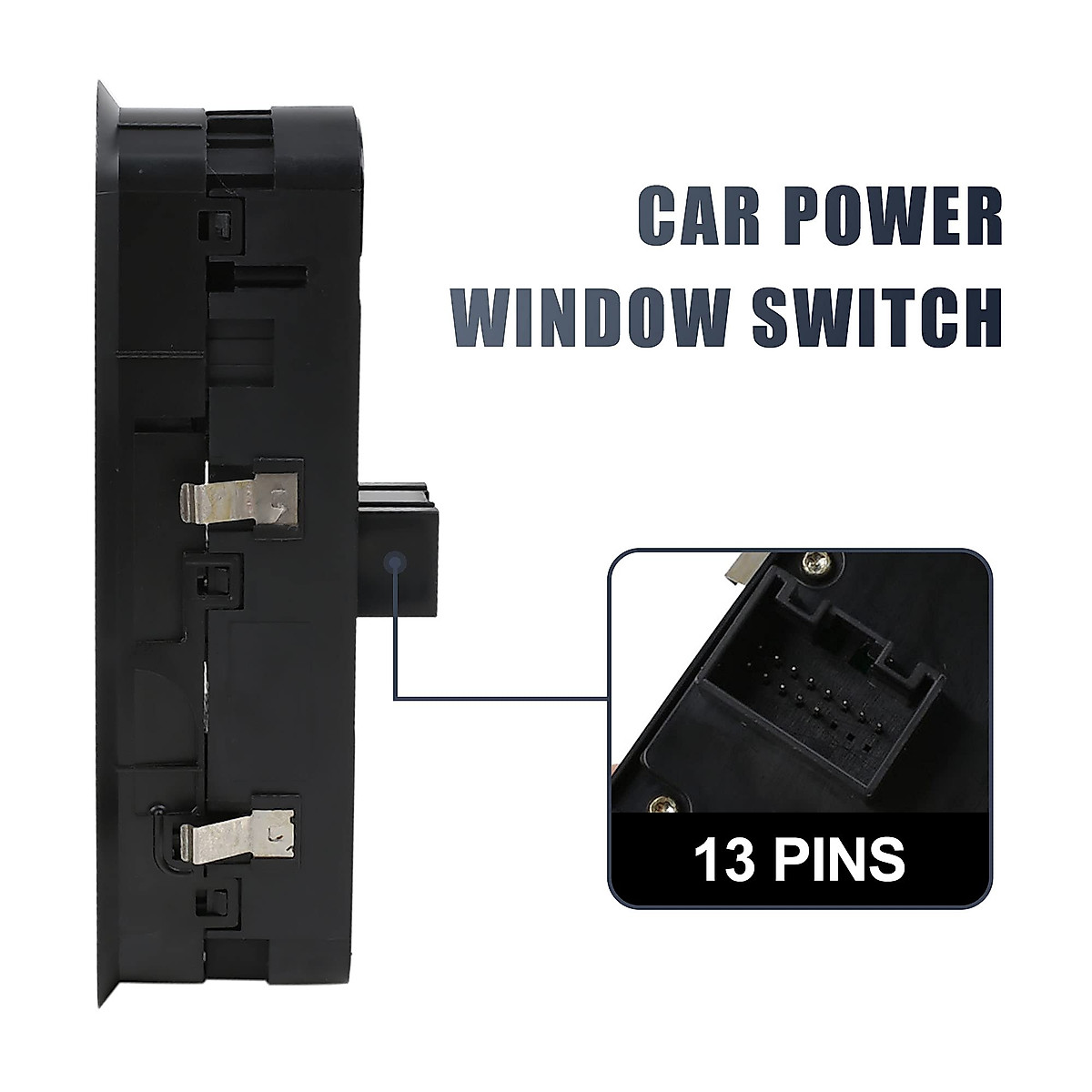 uxcell Master Driver Side Power Window Switch 7PP959858MDML Replacement for Porsche Cayenne 2011-2014 for Porsche Panamera 2010-2015