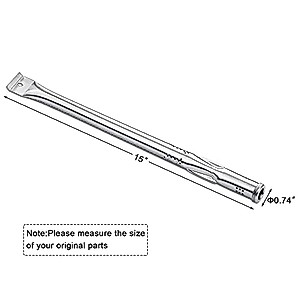 Hisencn Grill Parts Kit for Home Depot Nexgrill 720-0896E 720-0896B 720-0896C Gas Grill, Stainless Steel Pipe Burners, Grill Grates, Heat Plates Tent Sheids Flame Tamers Grill Replacement Kit