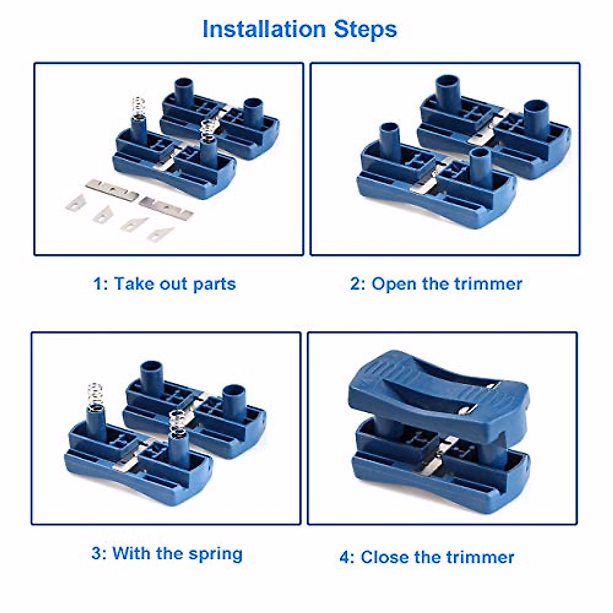 Edge Banding Trimmer, Veneer/Laminate Edge Trimmer Mini Plastic PVC Plywood Melamine Wood Edge Band Cutter, Manual Trimming Woodworking Tool