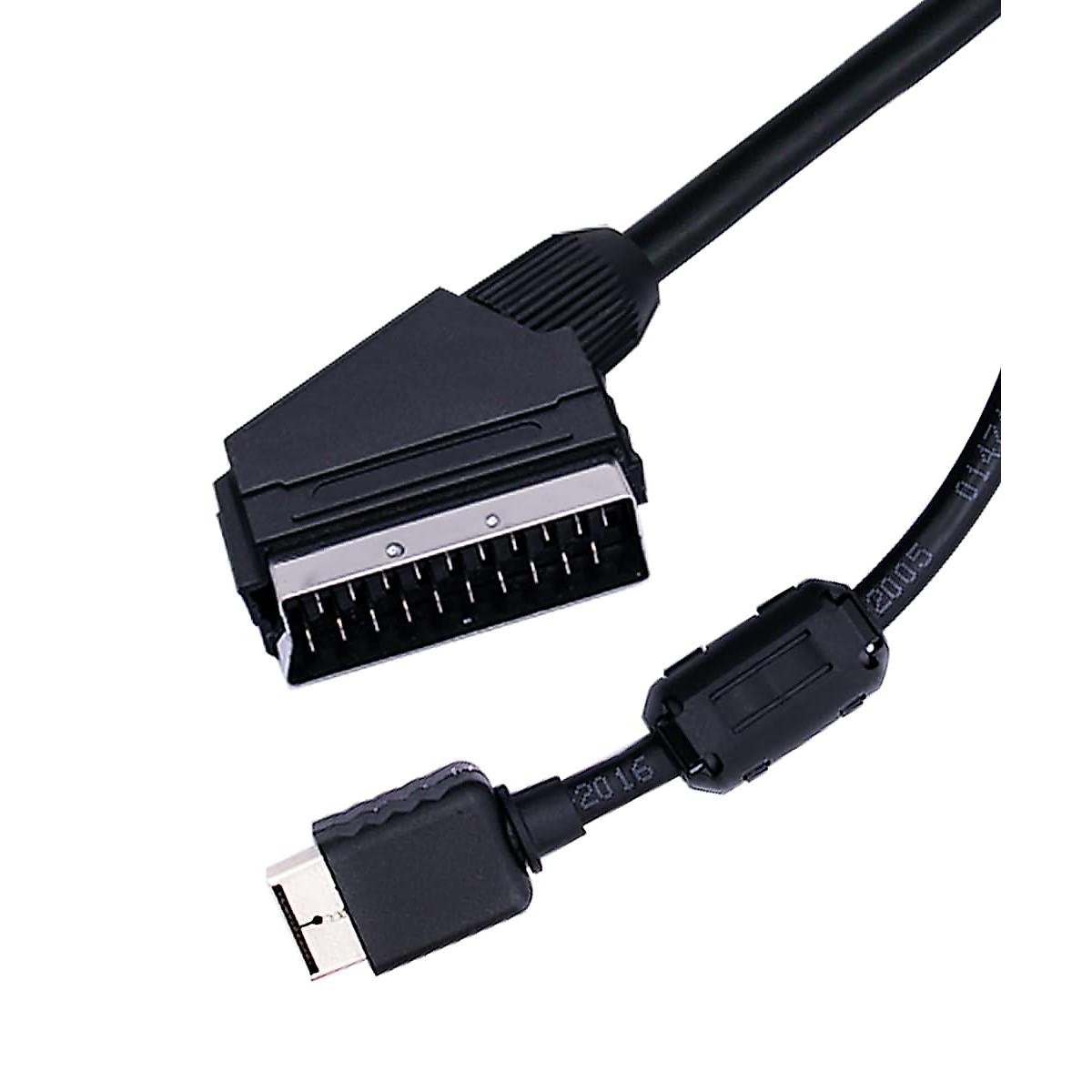 HTDYOO RGB SCART Cable compatible for PS1/2/3(3.28 Feet)