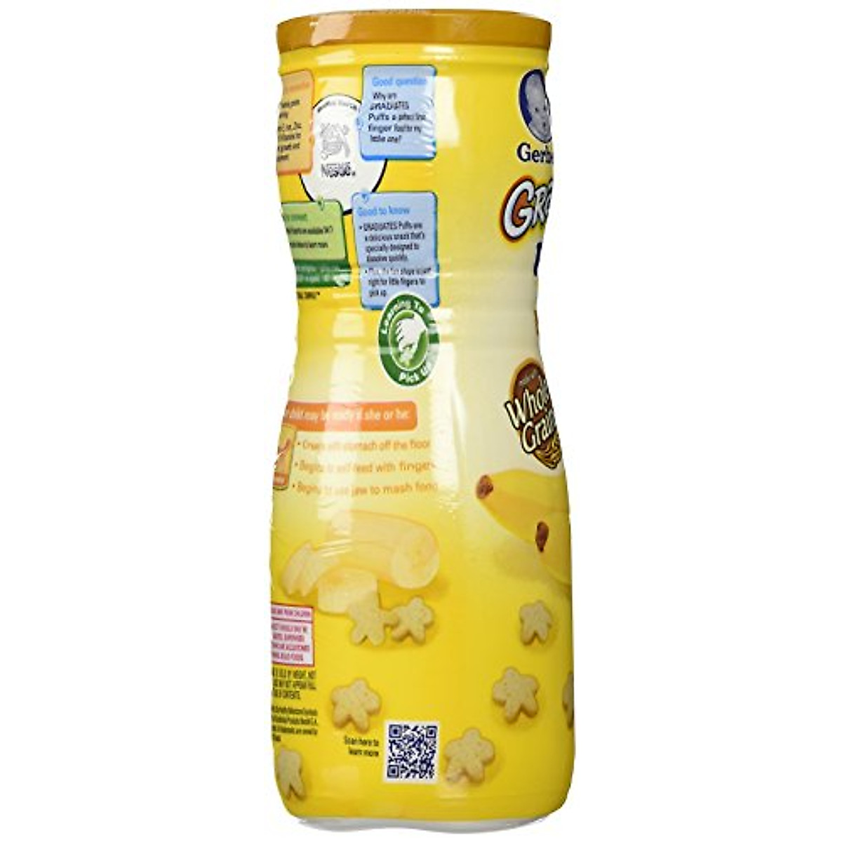 Gerber Graduates Puffs Cereal Snack Banana