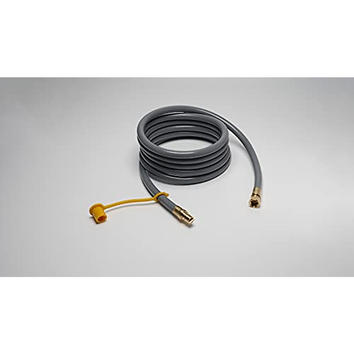 XYS MNS 12 feet natural gas hose 3/8-inch natural gas quick disconnect kit, CSA certified, low pressure outdoor NG/propane equipment for barbecues, grills, fire pits, generators, heaters, etc.