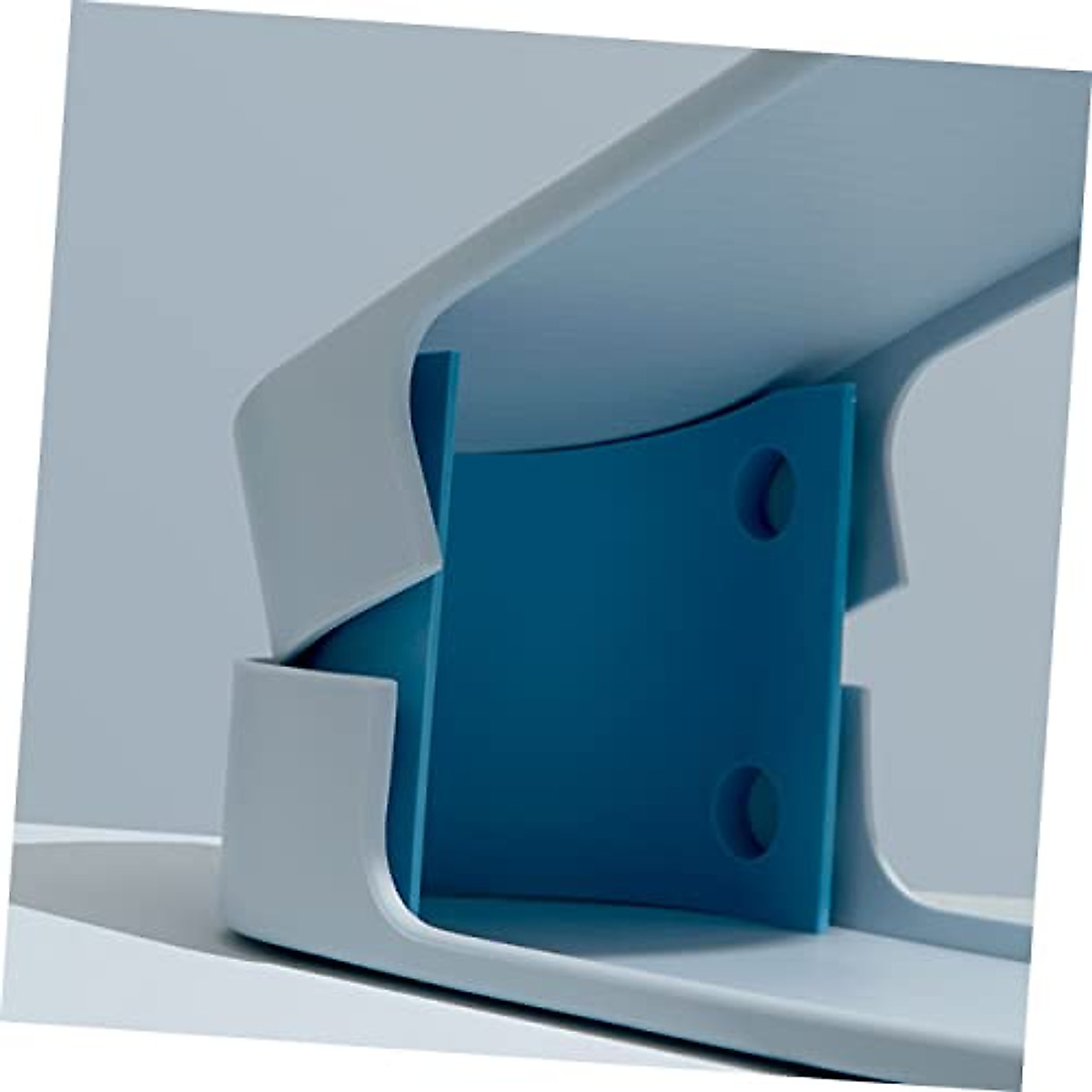 DIKACA Saving Rack for Slipper Sneakers High Hanger Blue Deck Organizer Low Units Layer Adjustable Free Organizers Easy Space Storage Sandals Slots Stacker Shoe Holder Organization