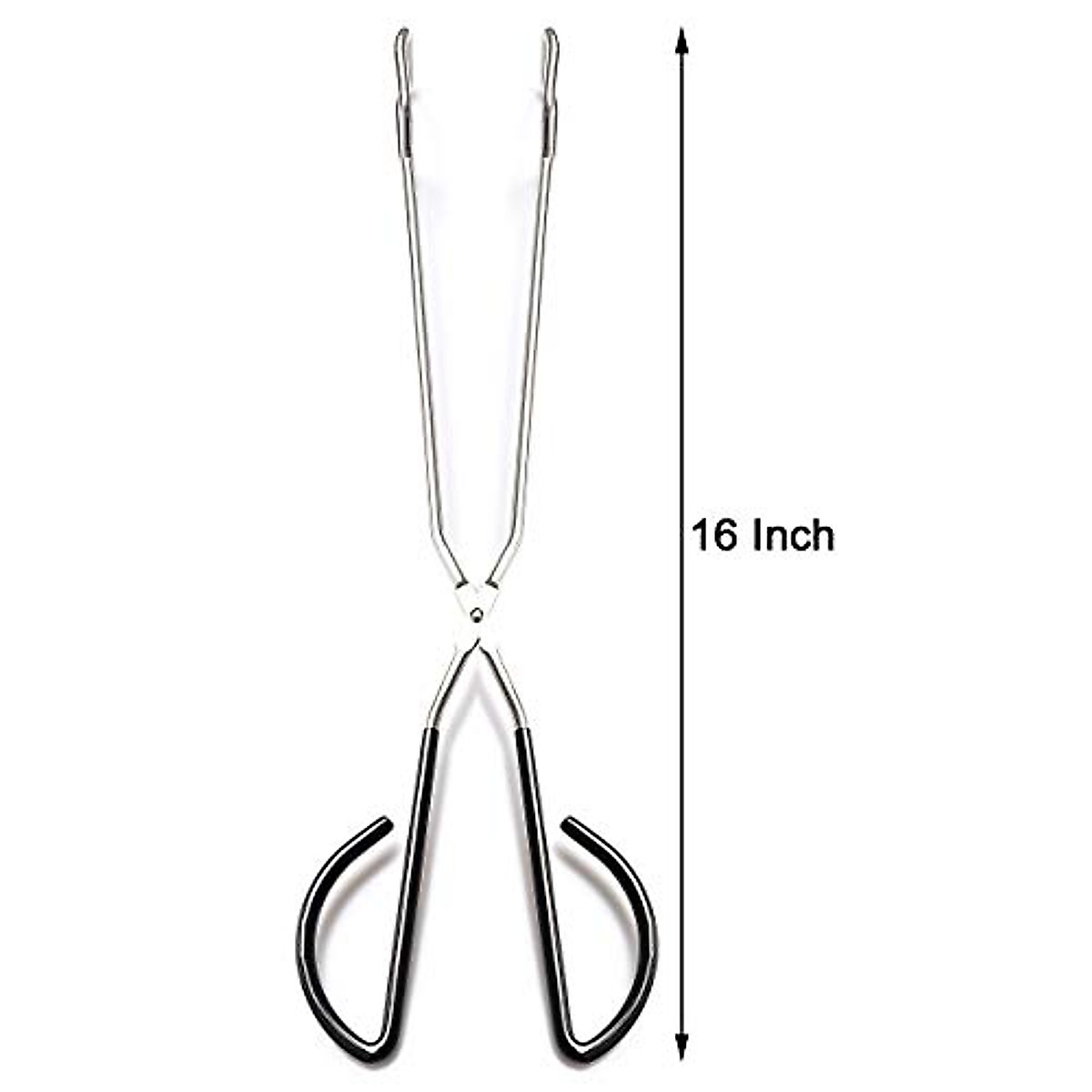 Stainless Steel Kitchen Tongs, Hiash 16 Inch Extra Long Scissor Tongs with Comfortable Handle for Barbecue Grilling