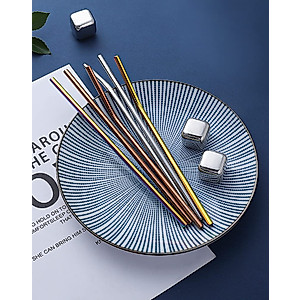 100Pcs Reusable Metal Straight Straw in Bulk Order. 265mm Long Rose Gold Drinking Straws Bronze Color Stainless Steel Straws for 20 and 30 oz Tumbler Yeti (10.5" Long, Rose Gold-100pcs Straight)