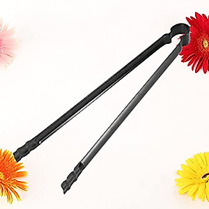 FRCOLOR Fireplace Cooking Tongs Log Tongs Firewood Claw Tongs Oven Coal Campfire Tongs Grill Camping Fire Pit Tool Fireplace Tweezers for Stove Fire Pit Grill firewood Tongs BBQ Fireplace Tongs