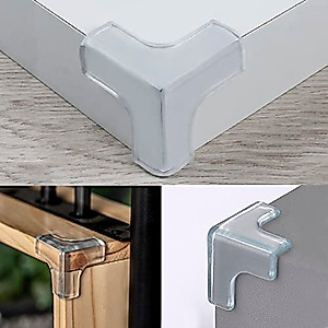 Semjikoy 12 Corner Protectors Safety Corner Protectors for Baby Transparent Corner Protectors for Covering Sharp Furniture and Table Corners