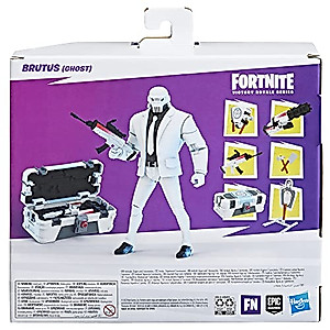FORTNITE Victory Royale Series Brutus (Ghost) Deluxe Pack Collectible Action Figure with Accessories - Ages 8 and Up, 6-inch