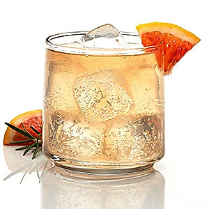 Anchor Hocking Finlandia Drinking Glasses Set, 16 Piece Set (8 Rocks Glasses & 8 Tumbler Glasses)