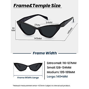 Veda Tinda Vision Oversized Cat Eye Sunglasses for Women Retro Trendy Acetate Frame Fun White Sun Glasses C22S04