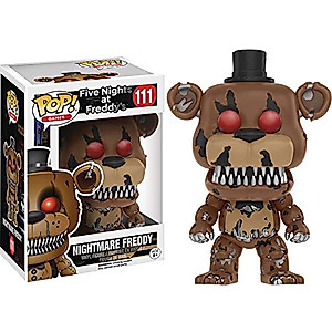 POP Five Nights at Freddy - Nightmare Freddy Funko Pop! Vinyl Figure (Bundled with Compatible Pop Box Protector Case) Multicolor 3.75 inches