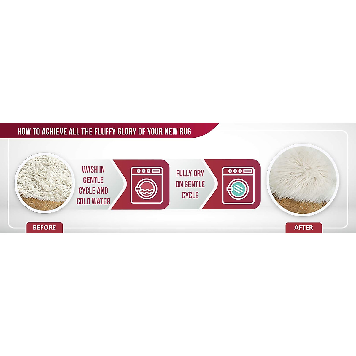 Chesserfeld Luxury Faux Fur Sheepskin Area Rug for Bedroom, Black, 4 x 6 with Thick Pile