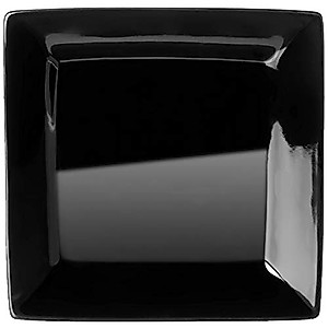 10 Strawberry Street Nova Square 45 pc Dinnerware Set, Black