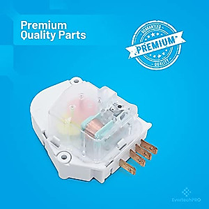 EvertechPRO Refrigerator Refrigerator Defrost Timer for 215846602 5304457327 5300628518 00624728 00626234