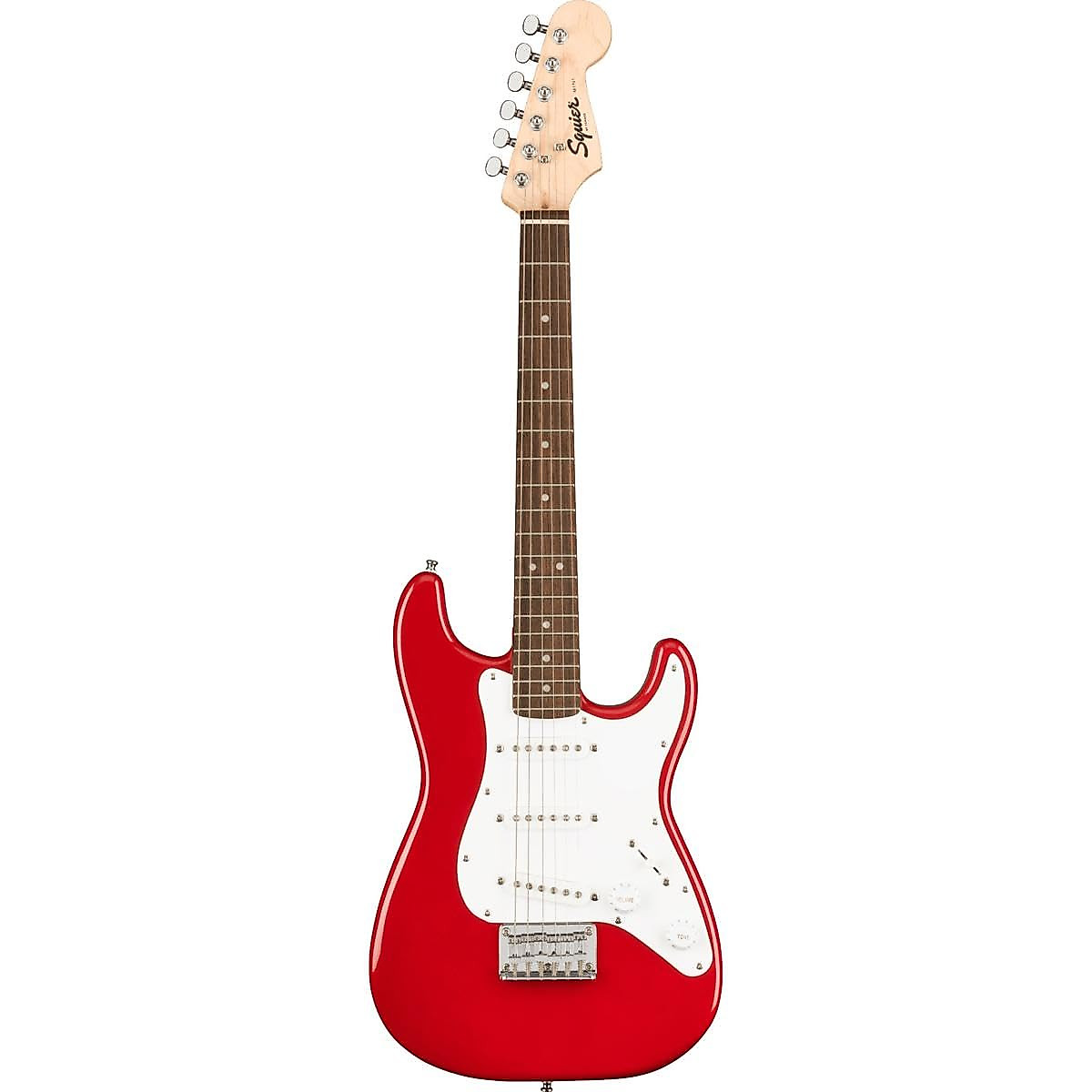 Squier Mini Stratocaster Electric Guitar, Dakota Red, Laurel Fingerboard