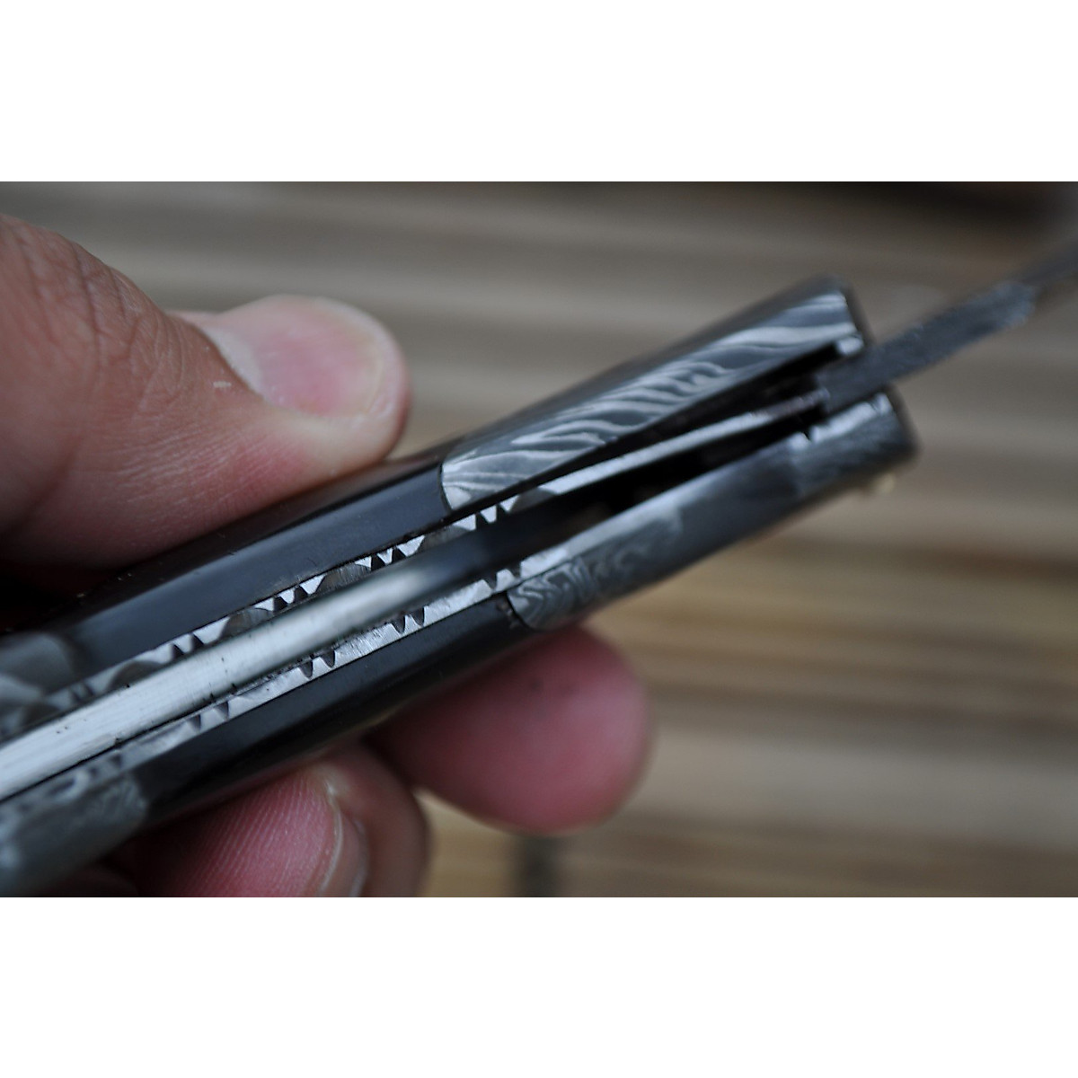 Perkin - Handmade Damascus Pocket Knife - Beautiful Folding Knife
