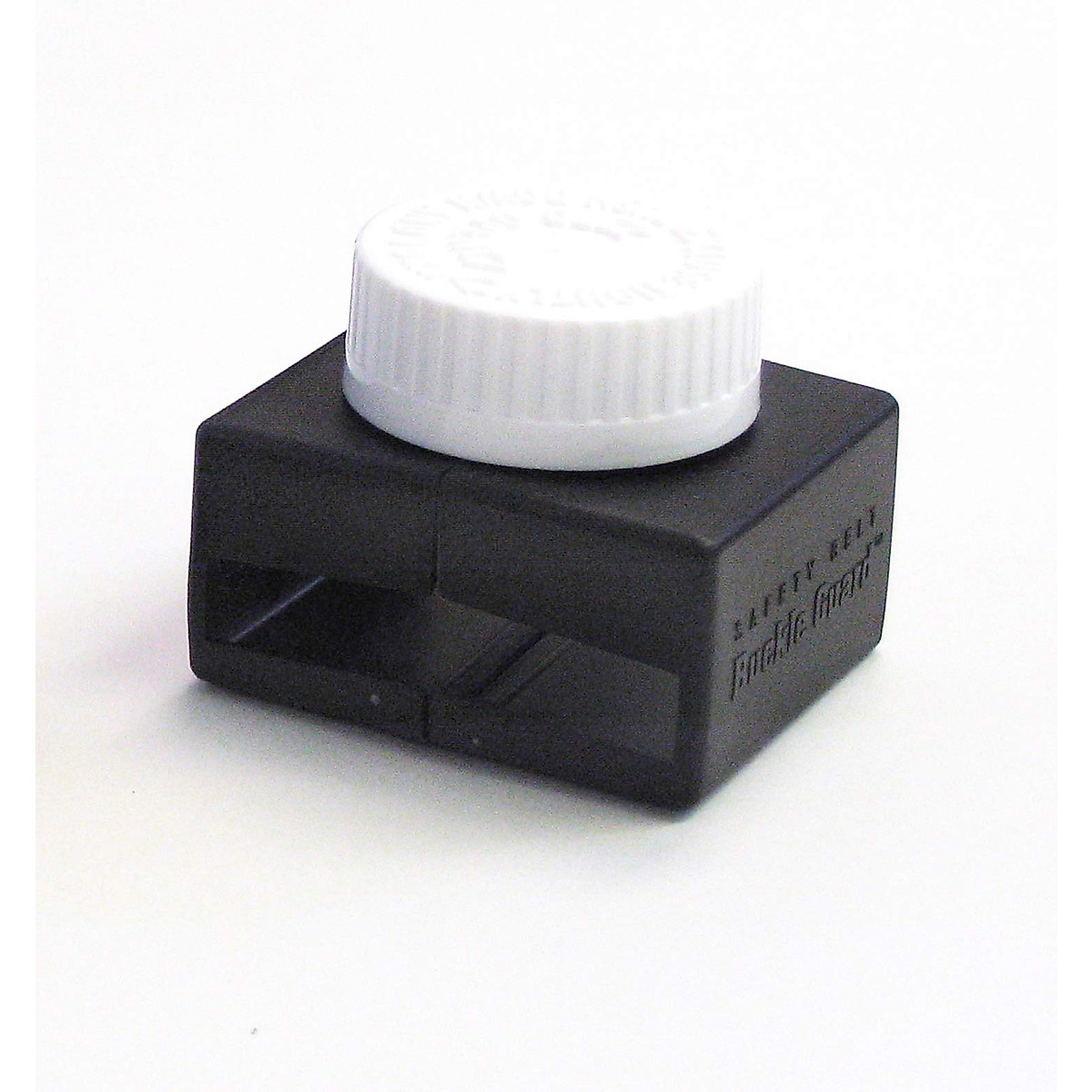 Buckle Guard Seat Belt Button Cover (Black 2 Pack) Deters Kids and Disabled Adults from Opening Their Seat Belt Buckles While Riding in a Motorized Vehicle, Works Best on Buses, Commercial Vans