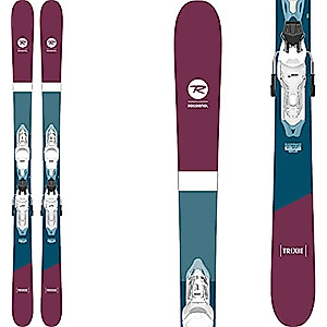Rossignol Trixie Womens Skis 158 W/Look Xpress W 10 GW Bindings White/Sparkle
