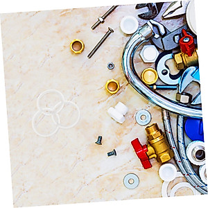 Veemoon 3pcs Basin Plug o Ring Bathroom Mounting Ring Bathroom Sealing Washers Bath Tub Accessory Mounting Ring for Vessel Bathroom Sealing Gasket Tub Plug Bath Sink Cover Rubber Valve